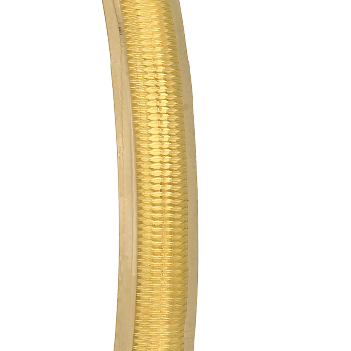 AgaKulche 14 Carat 3 Gram Plain Charnel Gold Bracelet