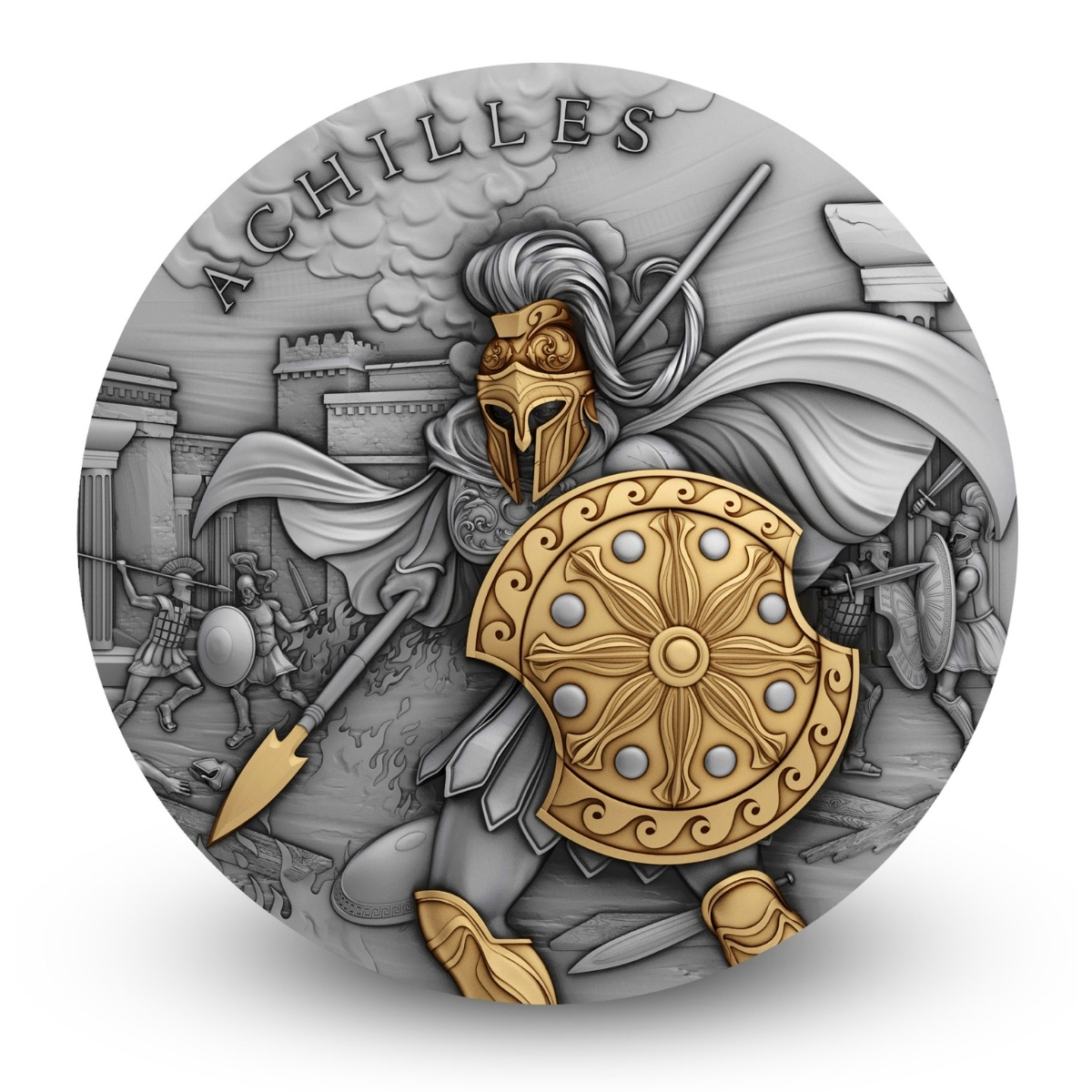 AgaKulche Achilles Gümüş Sikke Coin