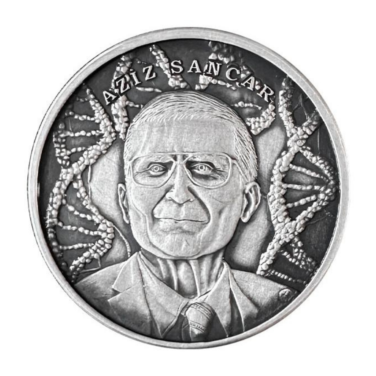 AgaKulche Aziz Sancar Gümüş Sikke Coin